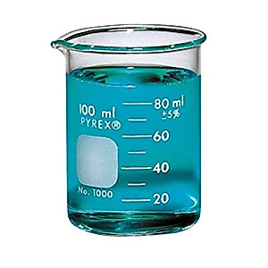 Pyrex 1000-100CNpk Griffin Low Form 100 mL Beaker Graduated 12Pk (Pack of 12)