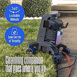 Westinghouse ePX3100 Electric Pressure Washer, 2050 Max PSI 1.76 Max GPM with Anti-Tipping Technology, Onboard Soap Tank, Pro-Style Steel Wand, 5-Nozzle Set, for Cars/Fences/Driveways/Home/Patios