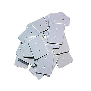 100pcs Kraft Paper Earring Ear Studs Hanging Display Holder Hang Cards 25x35mm