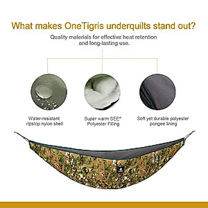 OneTigris Hammock Sleeping Quilt and Hammock Underquilt