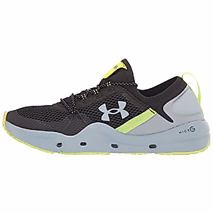 Under Armour Men's Micro G Kilchis, (002) Black/Harbor Blue/Harbor Blue, 8, US