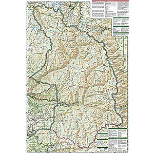 Sequoia and Kings Canyon National Parks Map (National Geographic Trails Illustrated Map, 205)