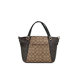 Coach Women's Kacey Satchel Crossbody (IM/Khaki/Multi)