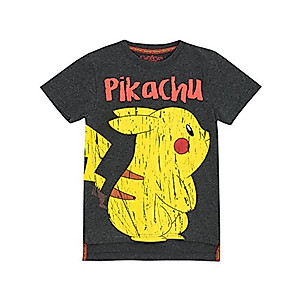 Pokemon Tshirt | Pikachu Boys Tshirts | Pokémon Clothes for Kids Size 8 Multi