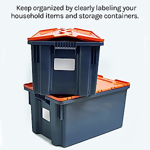 Premium Label Supply White Sticker Half Sheet Labels – 8.5" x 5.5" – Laser/Inkjet Compatible – (2 Labels/Sheet), 25 Sheets - 50 Total Adhesive Labels