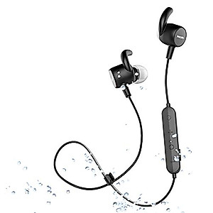 PHILIPS ActionFit SN503 Wireless Bluetooth Earphones with Heart Rate Monitoring and IPX5 (TASN503BK)