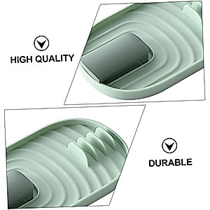 Tofficu 2pcs Storage Rack Cutting Board Holder Stand Shelf Brackets Cutting Board Storage Rack Pan Lid Shelf Utensil Reset Grill Utensil Pot Lid Stands Pot Cover Rack Ladle Holder Pp Spoon