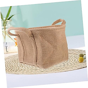 Levemolo Laundry Organizer Shoes Storage Container Jute Closet Organizer Bin Laundry Basket