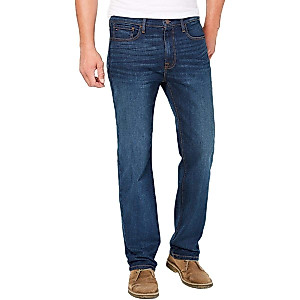 Tommy Hilfiger mens Thd Relaxed Fit Jeans, Dark Wash, 34W x 30L US