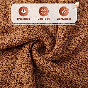 Tudomro 6 Pcs 15.8 x 59'' Newborn Baby Stretch Wraps Set 6 Colors Baby Photography Props Unisex Newborn Long Ripple Wrap Photo Blanket for Baby Girl Boy Christmas DIY Photography Prop(Elegant Color)