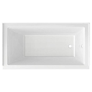 American Standard 2544102.02 Town Square S 60"x32" Bathtub-Right Drain, White