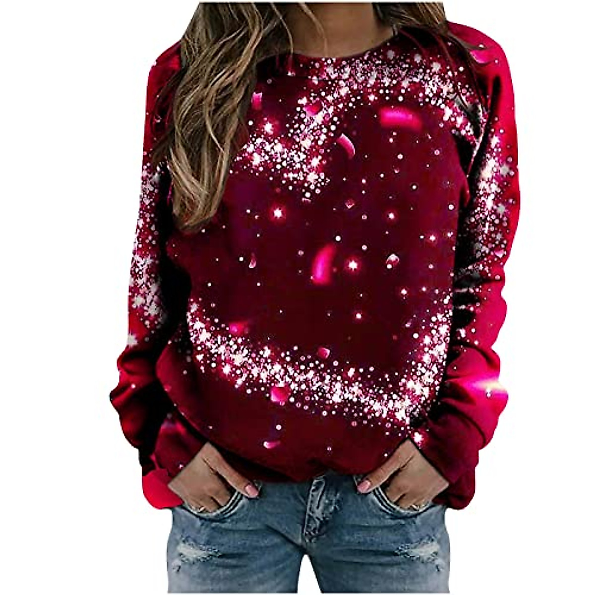 Valentine Tshirts Shirts for Women Happy New Year Shirt Stocking Stuffers for Teens for Women 2023 Wine