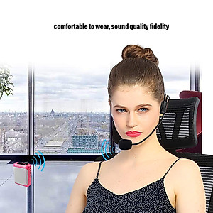 Mini Mic,Mini XLR 3 Pins TA3F Plug Head-Wear Mic,Professional Wireless Headset Microphone,for Waist Mounted Wireless Transmitter