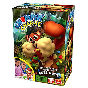 Chompin' Charlie Game - Feed The Squirrel Acorns and Race to Collect Them When They Scatter by Goliath