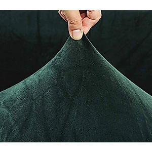 IMYOGI High Stretch Sofa Covers Thick Sofa Covers 1/2/3/4 Seater L Shape Sofa Protector Velvet Easy Fit Elastic Fabric Stretch Couch Slipcover-4 Seater+4 Seater-Lake Blue