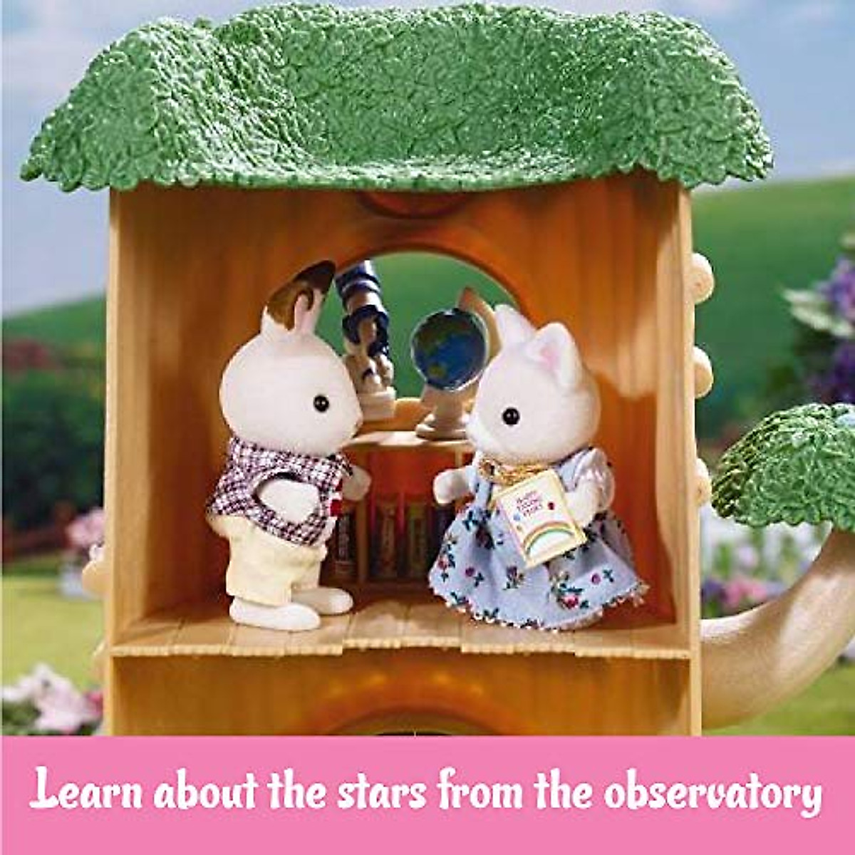 Calico Critters Country Tree School Playset - Collectible Dollhouse Toy - Cultivate Curiosity & Playful Learning, Multi