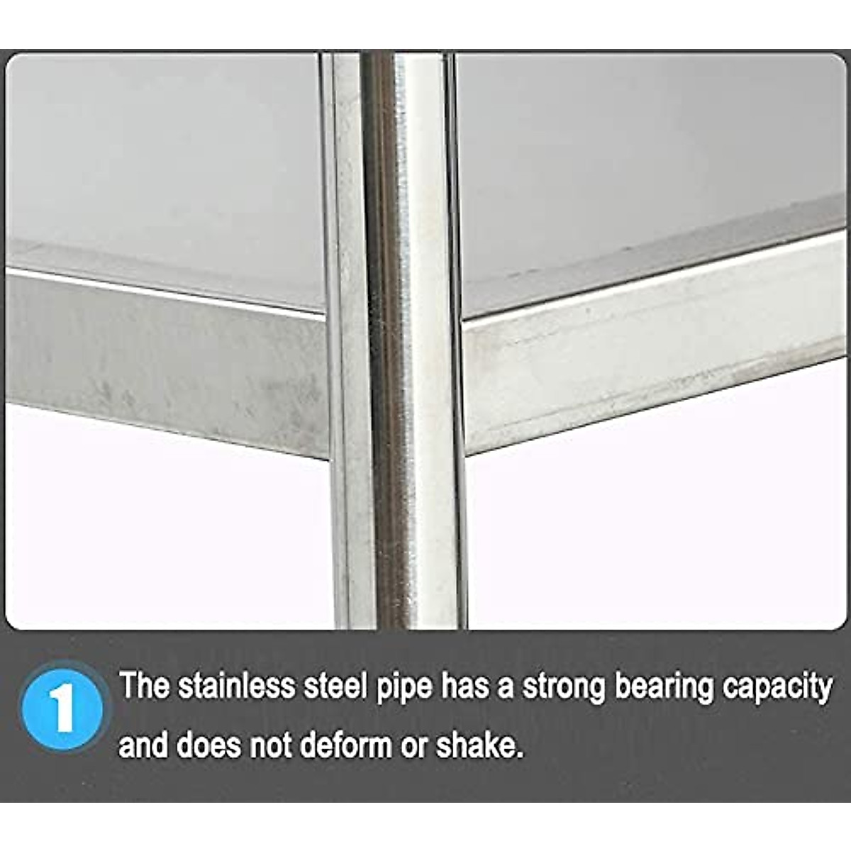 3 Tier Medical Equipment Cart with Brake Universal Wheel, Hotel Dining Cart, Beauty Salon SPA Rolling Trolley, 90cm Hieght