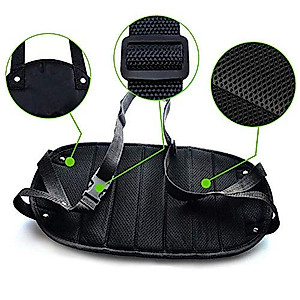 Airplane Footrest, Portable Foot Rest for Travel, Adjustable Height, Foot Hammock, Foot Rest for Under Desk at Work, Travel Essentials for Flying,