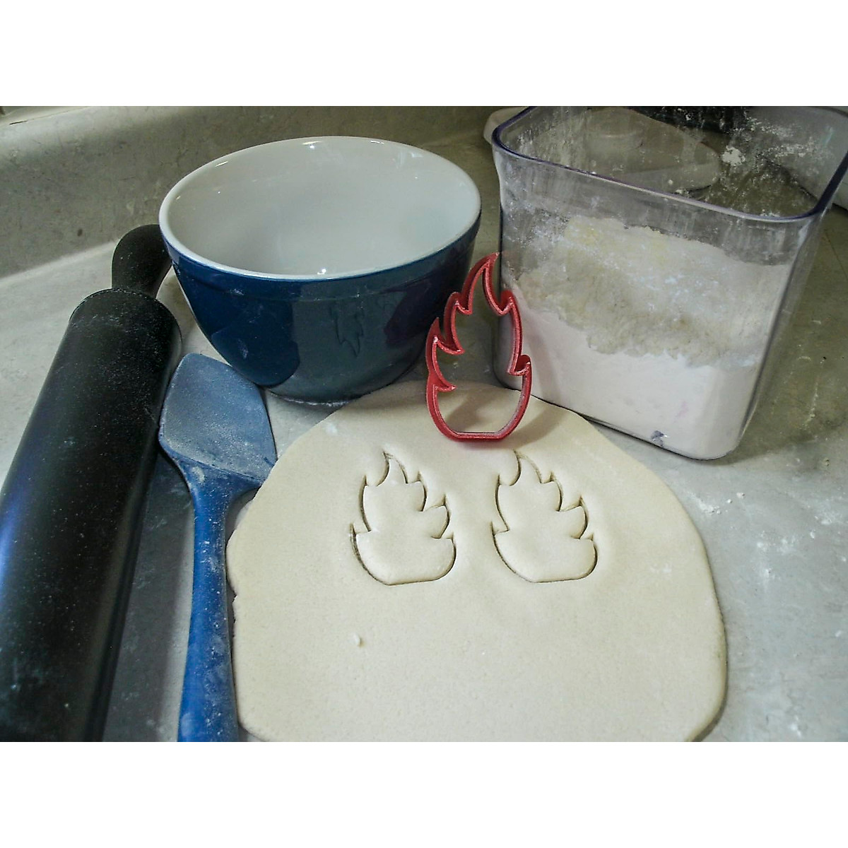 FIRE FLAMES CAMPFIRE FIREFIGHTER FIREMAN COOKIE CUTTER MADE IN USA PR913