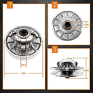 Secondary Driven clutch Compatible with 2016-2022 Polaris RZR RZR-S RZR-4 RZR-S4 General 1000