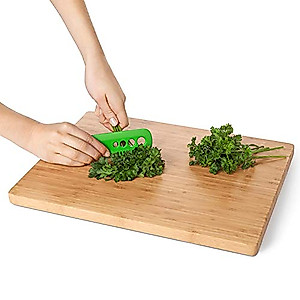 Herb Stripping Tool,100PCS Herb Stripper - Kale Kitchen Gadgets/Leaf Stripping Tool/Separator Good Grips Herb And Kale Stripping Comb,Green