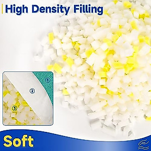 ROFIELTY Bench Cushion 30x14 Inch. Soft Outdoor Swing Cushion. with Non-Slip Bottom, Tufted Window Seat Cushion for Many Scenarios of Use. (30x14, Plush-Lime Green)