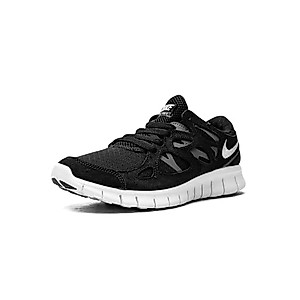 Nike Women's Free Run 2, Black/White/Dark Grey, 9