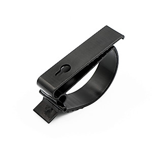 Hard Hat Belt Clip, Glove Utility Belt Clip, Hearing Protection Belt Clip, Hard Hat Grabber - Belt Hanger Clip (1pack, Black)