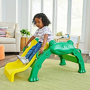 KidKraft Hop & Slide Frog Toddler Climber for Gross Motor Skills, Gift for Ages 1.5-3