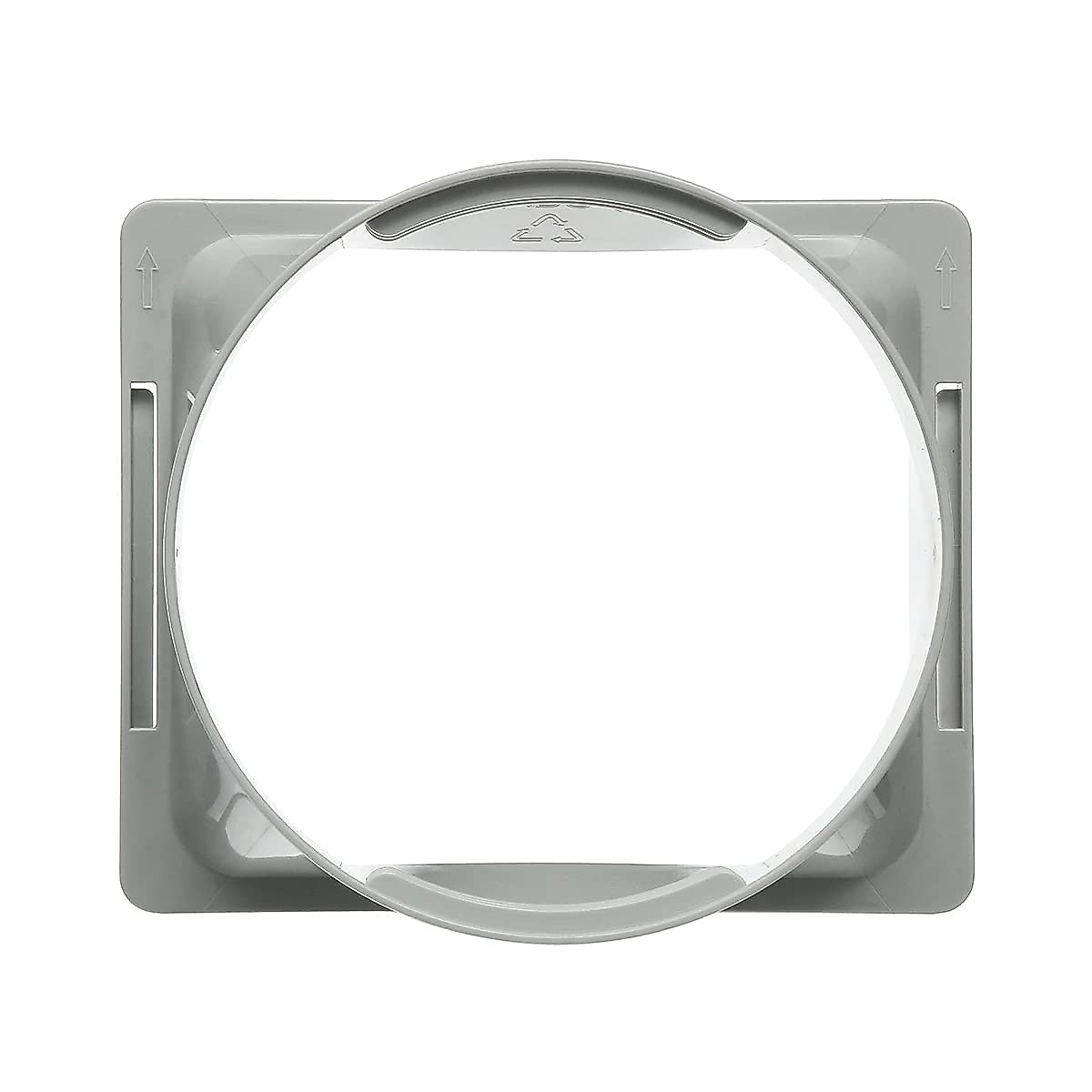 Portable Air Conditioner Exhaust Hose Coupler - 5.9 inch/6 inch AC Hose Coupler Extension, Portable Window Adapter A/C Unit Tube Connector Mobile air Conditioning Accessories (Square to Round)