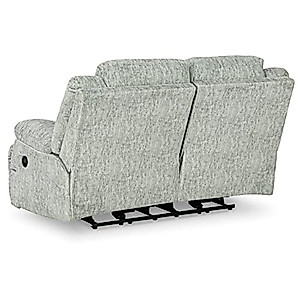 Signature Design by Ashley McClelland Transitional Reclining Loveseat, Light Gray