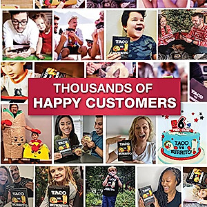 Taco vs Burrito - The Strategic Family Friendly Card Game Created by a 7 Year Old - Perfect for Boys, Girls, Kids, Families & Adults [Amazon Exclusive]