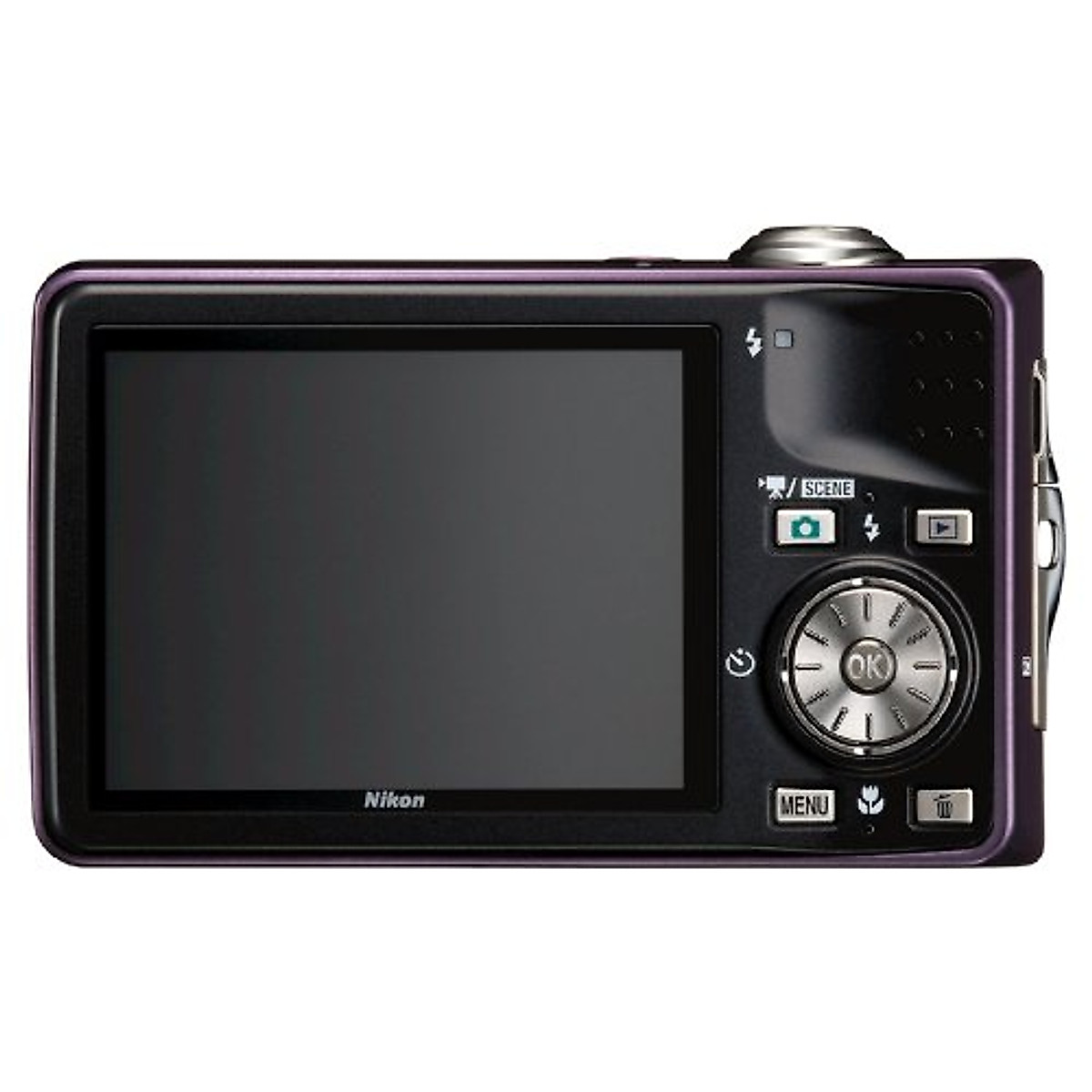 Nikon Coolpix S630 12MP Digital Camera with 7x Optical Vibration Reduction (VR) Zoom and 2.7 inch LCD (Royal Purple)