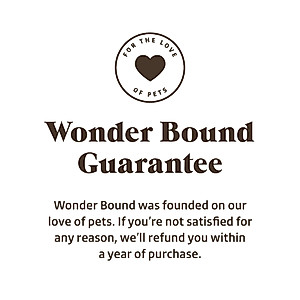 Amazon Brand - Wonder Bound Dog Dental Treats for Tiny Dogs (5-15 lbs), Fresh Mint Flavor, Made with Real Chicken, Nubbed Texture for Plaque & Tartar Control, Freshens Breath While Chewing, 43 Count
