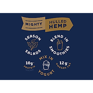 Mighty Seed Hemp Hulled Seeds, 24 Ounce