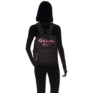 UNIQUE(ユニック) Unic UK-9706 Glitter Print D Bag, Black/Pink