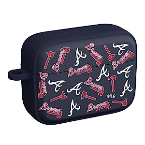 GAME TIME Atlanta Braves HDX Case Cover Compatible with Apple AirPods Pro (Select)