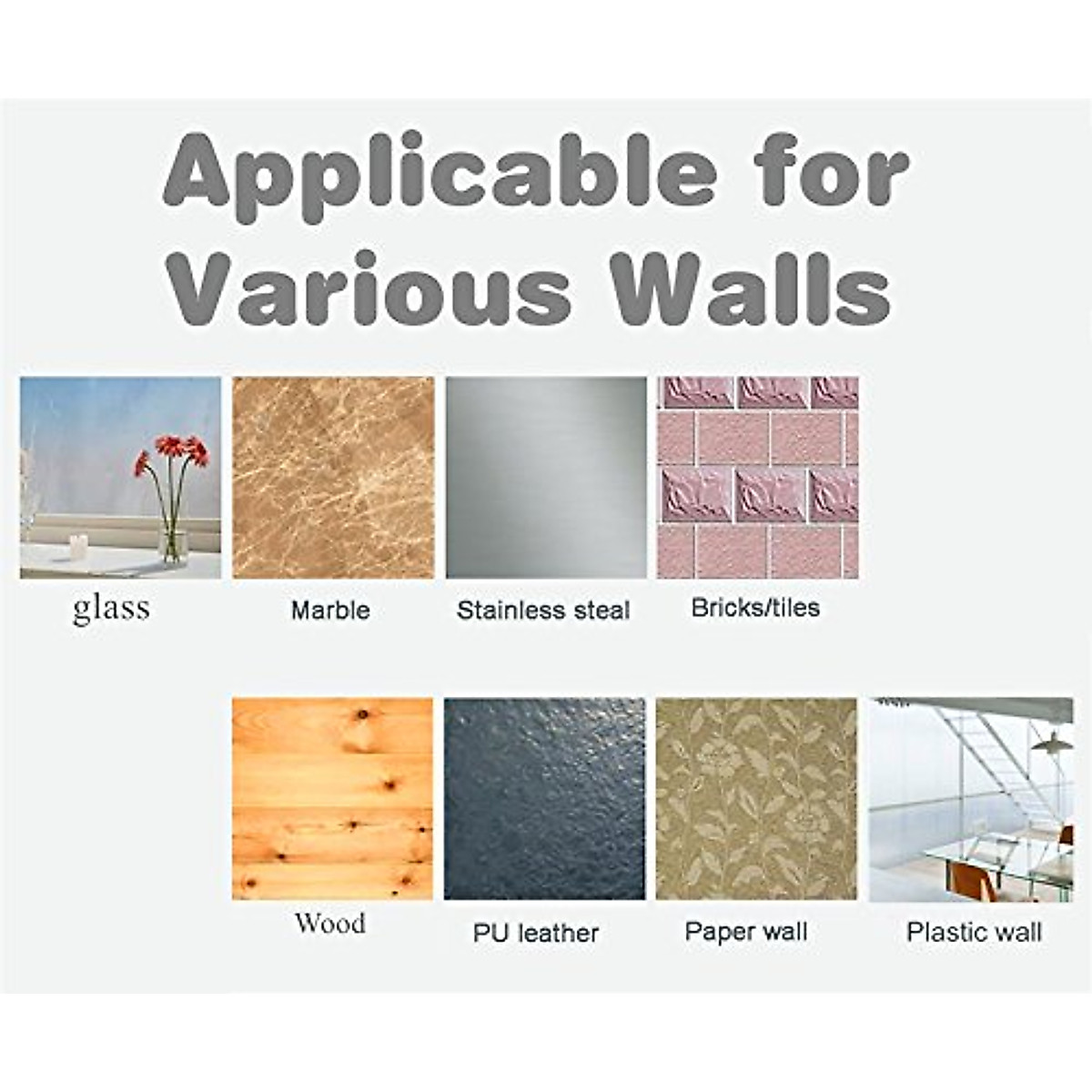 KK5 Adhesive Wall Hooks Hangers Heavy Duty 13 Pounds Sticky Hooks for Hanging for Kitchen Livingroom Bedroom Student Dormitory Stainless Steel Ceiling Hanger