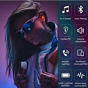 Urbanx Street Buds Live True Wireless Earbud Headphones for Samsung Galaxy Note8 - Wireless Earbuds w/Active Noise Cancelling - RED (US Version with Warranty)