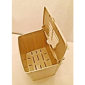 Sugar Glider/Small Animal/Bird Front Clips Nesting Box Washable(Approx. Size 4" Side by 3.5" deep by 5")(
