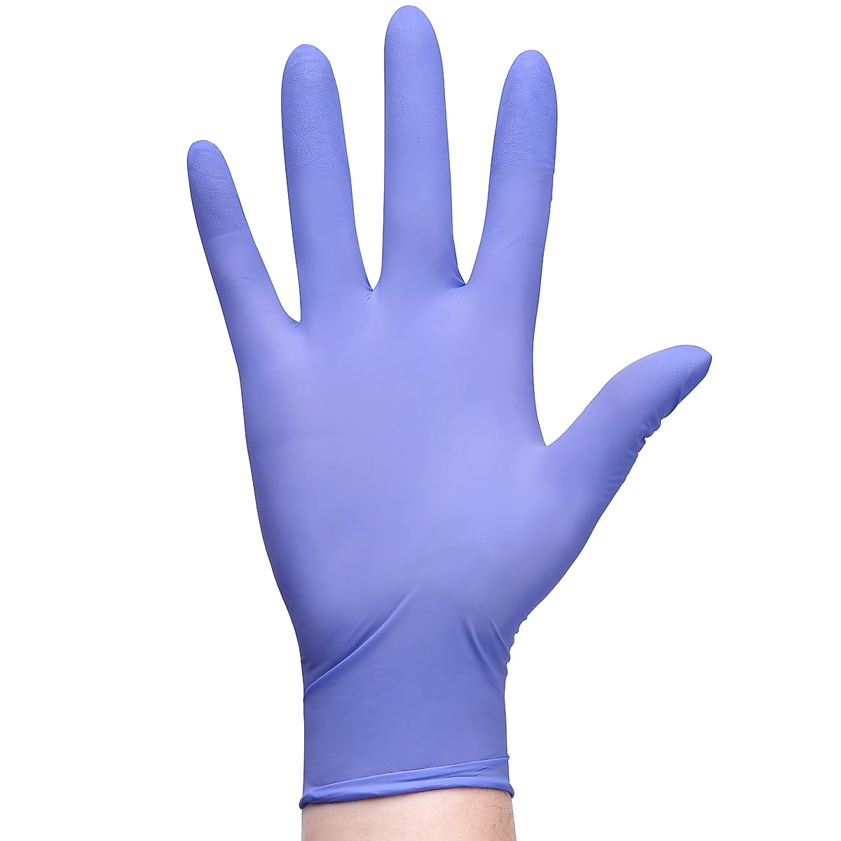 SwiftGrip Disposable Nitrile Exam Gloves, 3-mil, Small, Box of 50, Violet Nitrile Gloves Disposable Latex Free for Medical, Cleaning, Cooking & Esthetician, Food-Safe, Powder-Free, Non-Sterile, Purple
