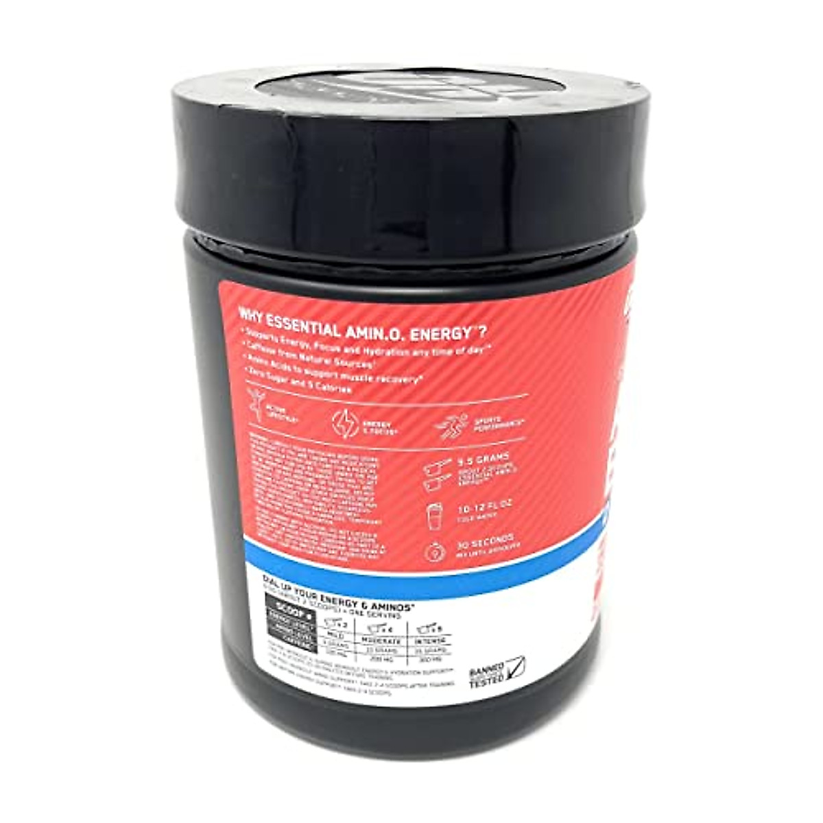 Optimum Nutrition Essential Amino Energy + Electrolytes, Strawberry Burst, 72 Servings