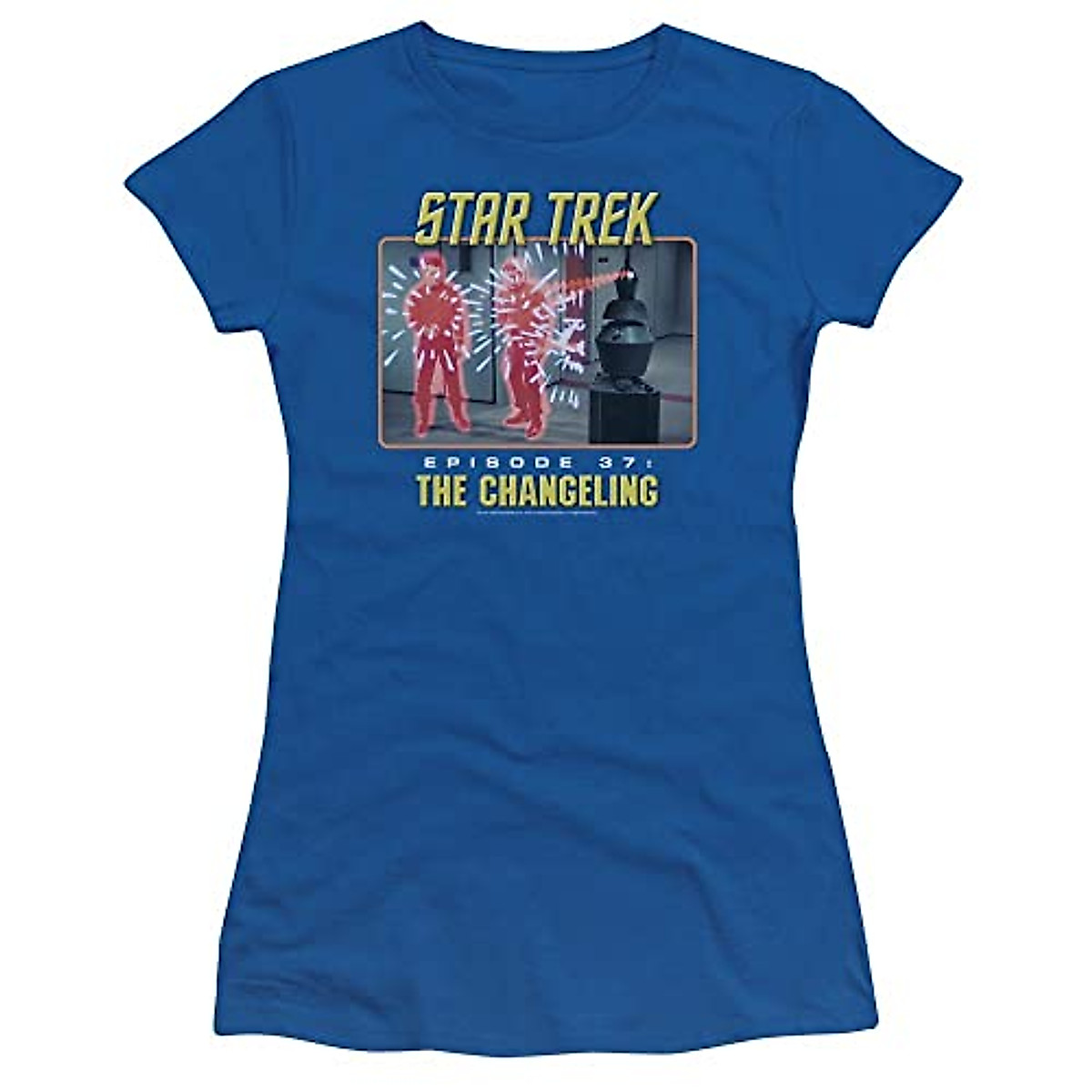 Star Trek The Changeling Juniors T-Shirt Blue