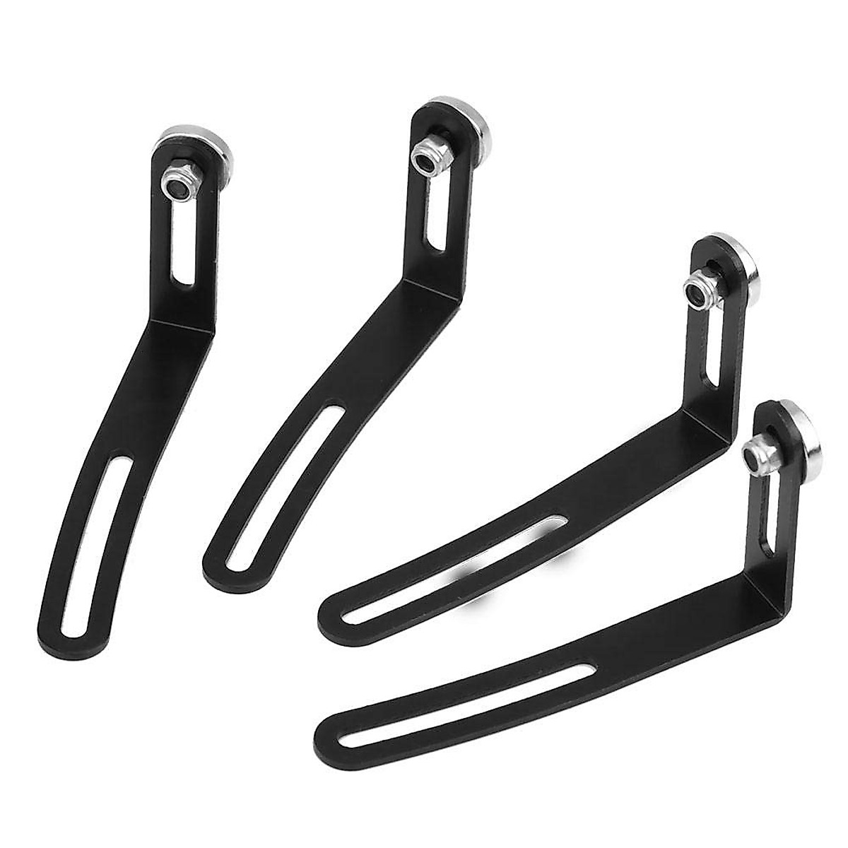 Shell Body Mount, 4pcs RC Car Shell Body Mount Metal L-Bracket with Magnet for 1:10 RC Crawler Car