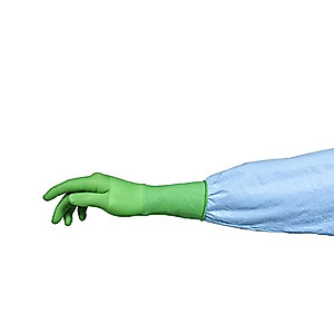 HALYARD Micro Surgical Glove, Synthetic Polyisoprene, 7.9 mil Thick, Individually Wrapped Pairs, Powder Free, Sterile, 6.5 Small, Green, SGL90065 (Box of 50 Pairs - 100 Total)