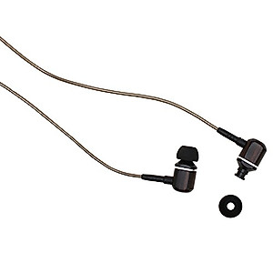Symphonized MTRX 2.0 Premium Wired Earbuds - Wood In-Ear Headphones with Microphone & Volume Control, Noise Isolation - Corded Ear Buds for Android - Earphones for Computer & Laptop (GunMetal)