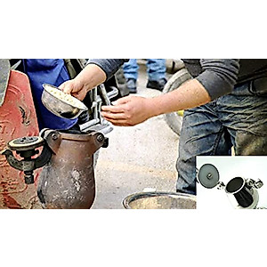 Ashendikan Hand Popcorn Machine Home Small 304 Stainless Steel Grain Amplifier Old-Fashioned Mini Popcorn Pot