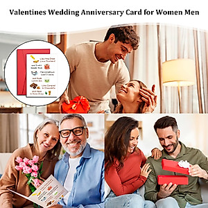 Funny Anniversary Card to Husband for Couple Wife Men Women 50th Wedding Anniversary Card Gifts Birthday Card Gifts for Boyfriend Husband Women Men Sisters Bridal Shower Gifts Card for Bride and Groom