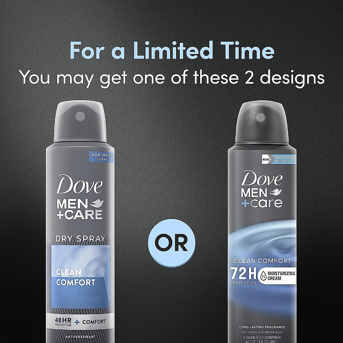 Dove Men+Care Dry Spray Antiperspirant Deodorant 48-hour sweat and odor protection Cool Fresh Dry Spray Antiperspirant for men formulated with vitamin E and Triple Action Moisturizer 3.8 oz