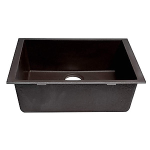 ALFI brand AB2420UM-C Kitchen Sink, Chocolate